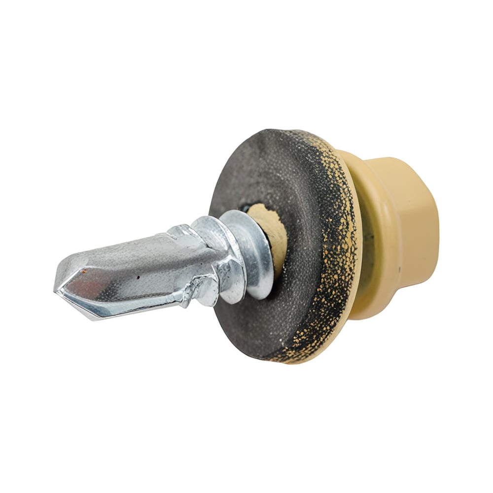 Кровельный саморез Качественный КРЕПЕЖ слоновая кость RAL 1014, 5.5х19 ...