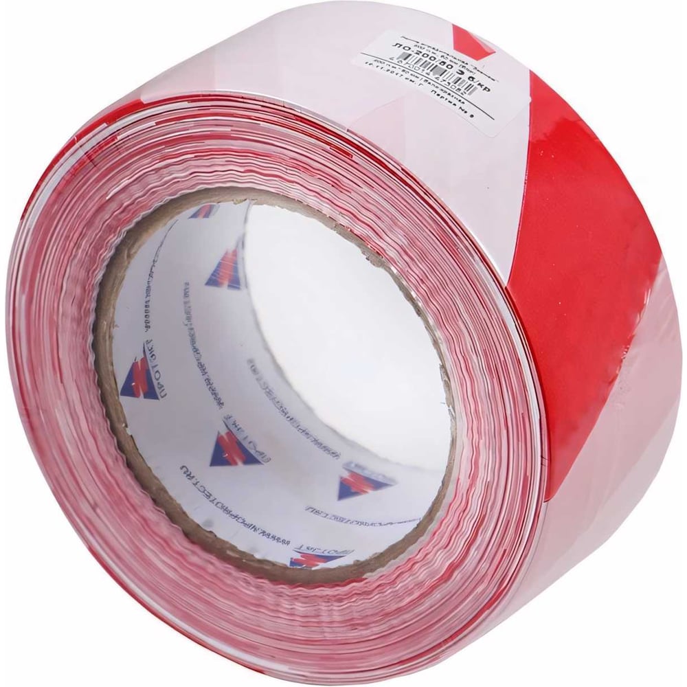 Оградительная лента Протэкт Эконом 200 п.м., 50мм, Бело-красная ЛО-200/ ...