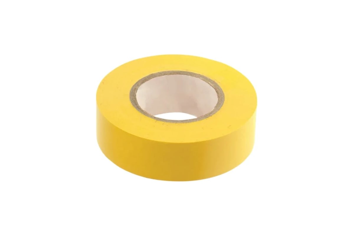 Изолента ПВХ MasterProf 19 мм 20 м, цвет жёлтый HS.070053 - выгодная цена, отзывы ...