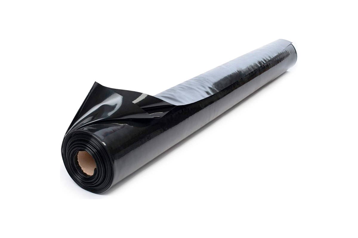 Пленка полиэтиленовая ЧЗМ 120 мкм черная 6х100 4567 - выгодная цена ...