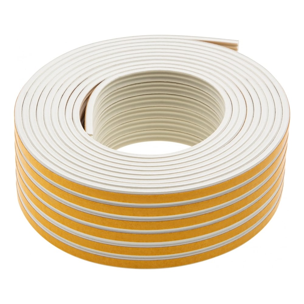 Резиновый уплотнитель СИБРТЕХ (24 м; профиль E; белый) 88905 - выгодная ...