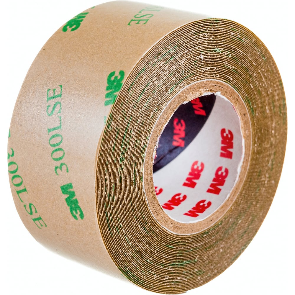 Двусторонняя клейкая лента с высокой адгезией 3М прозрачная, 25 мм х 5 ...