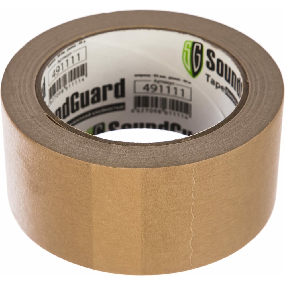 Клейкая лента SoundGuard sg tape фирменный, желтый, 48 мм х 50 м, 24 шт ...