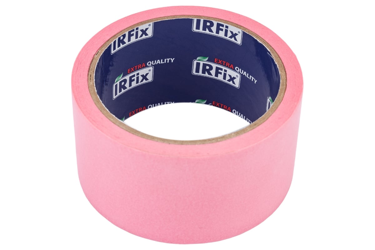 Малярная лента для деликатных поверхностей IRFIX EXTRA 50 мм, 25 м, розовая Mr.SiL 30082 ...
