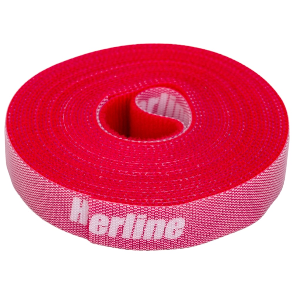 Лента (липучка) в рулоне Hyperline WASNR-5x16-RD ширина 16 мм, длина 5 ...
