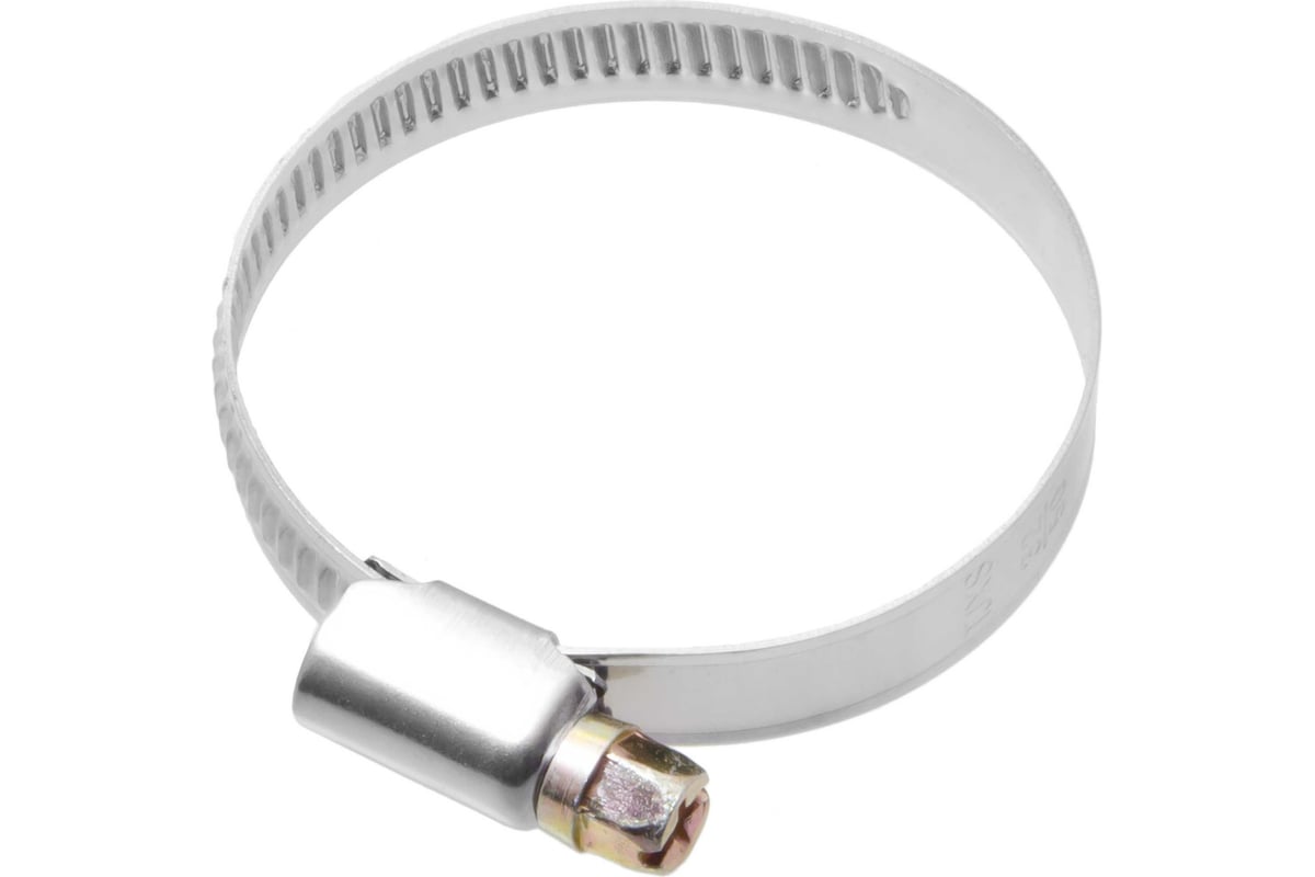 Обжимной хомут из нержавеющей стали Masterprof 32-50 мм, 2 шт ИС.140243 - выгодная цена, отзывы ...