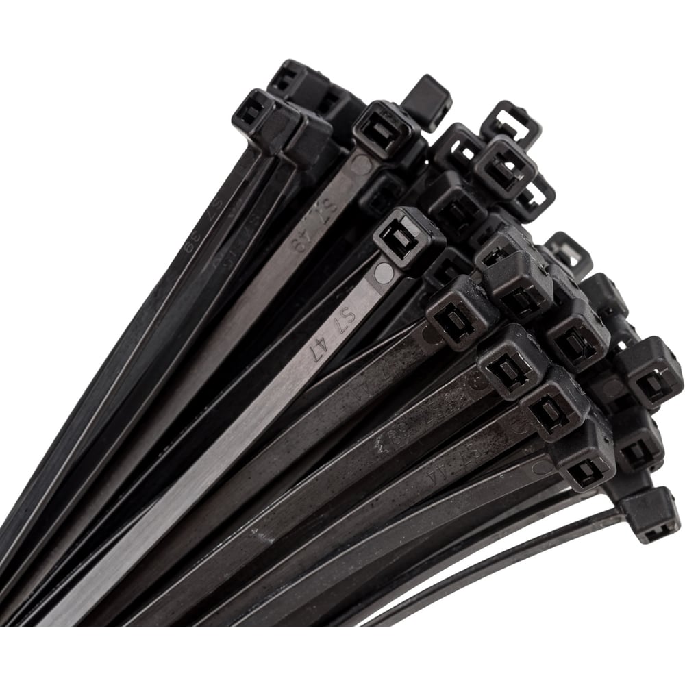 Хомут EKF 4.8х300 черный нейлон 100 шт. plc-cb-4.8x300 - выгодная цена ...