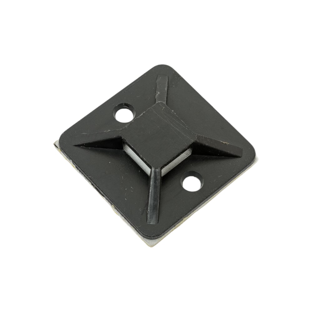 Самоклеящаяся площадка EKF 30х30 мм черная 100 шт. plc-30x30-b ...
