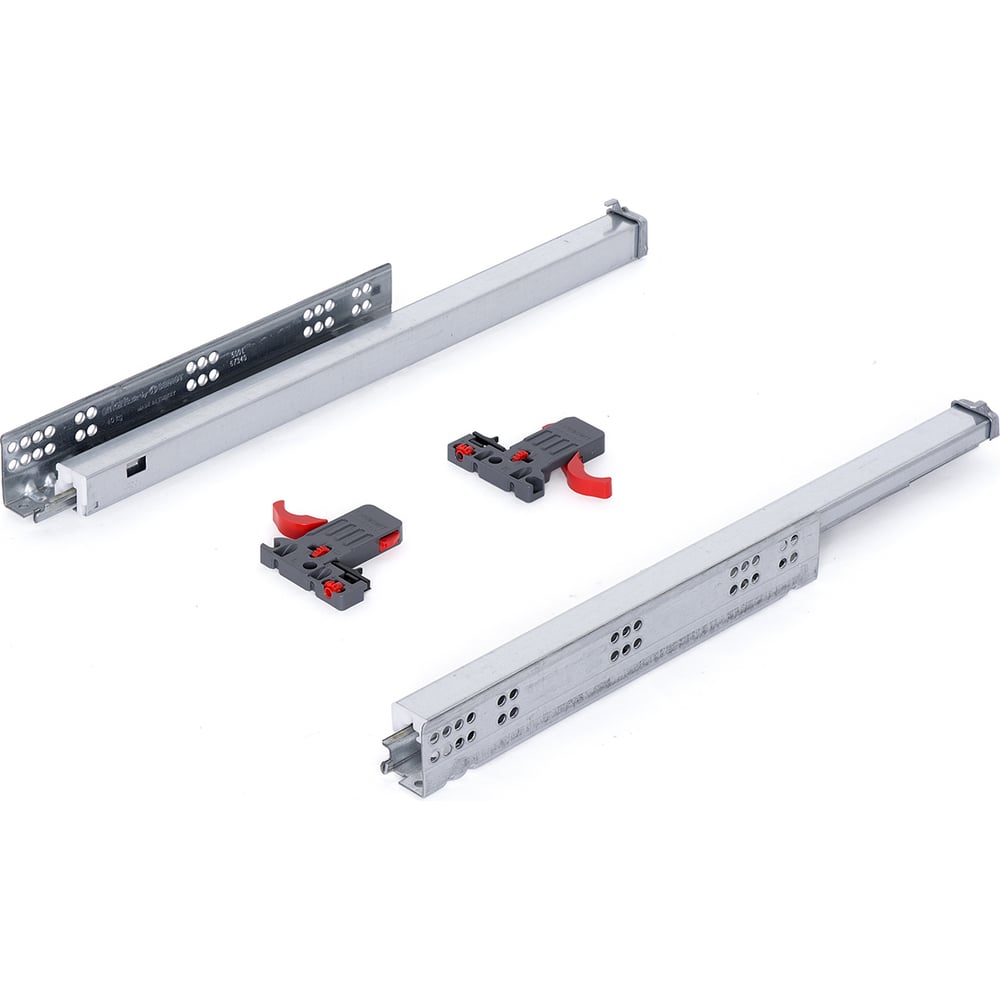 Направляющая полного выдвижения c доводчиком SAMET SMART SLIDE, PUSH ...