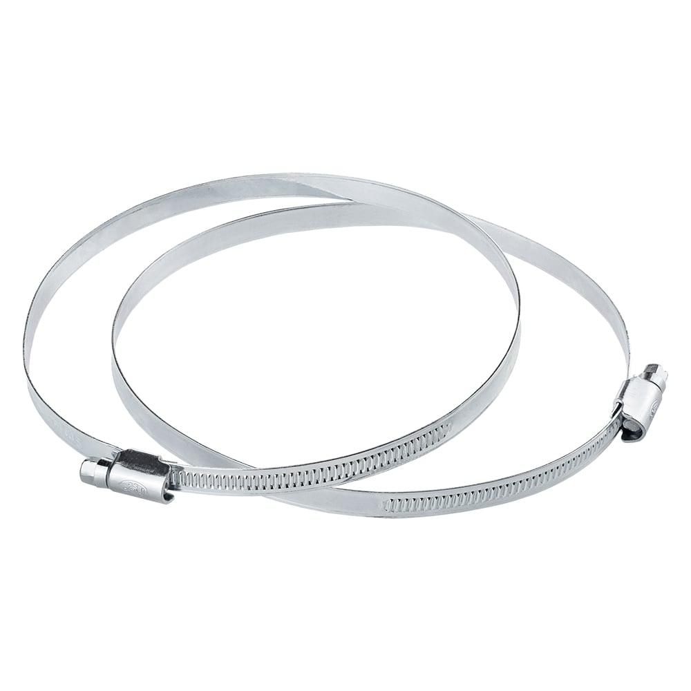 Обжимной хомут MasterProf 9 мм, оцинкованный, 130-150 мм, 2 шт. ИС.140971.2 - выгодная цена ...