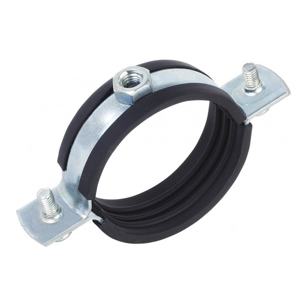 Хомут сантехнический для труб Мир Хомутов с гайкой, 1 1/2" 48 53 мм, М8 ...