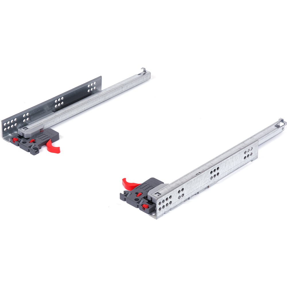 Направляющая SAMET SMART SLIDE частичного выдвижения с доводчиком, Lock ...