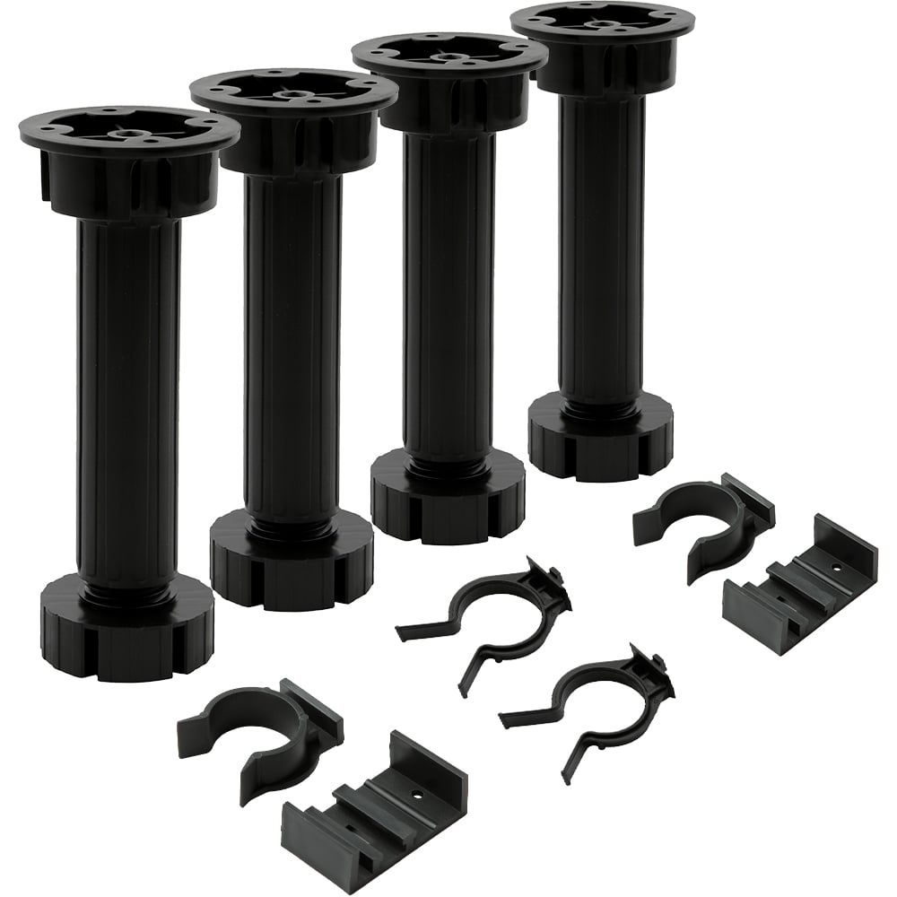 Комплект из 4 регулируемых опор 150 мм с клипсами Lemax PROF черный 4pcs-FL15B - выгодная цена ...