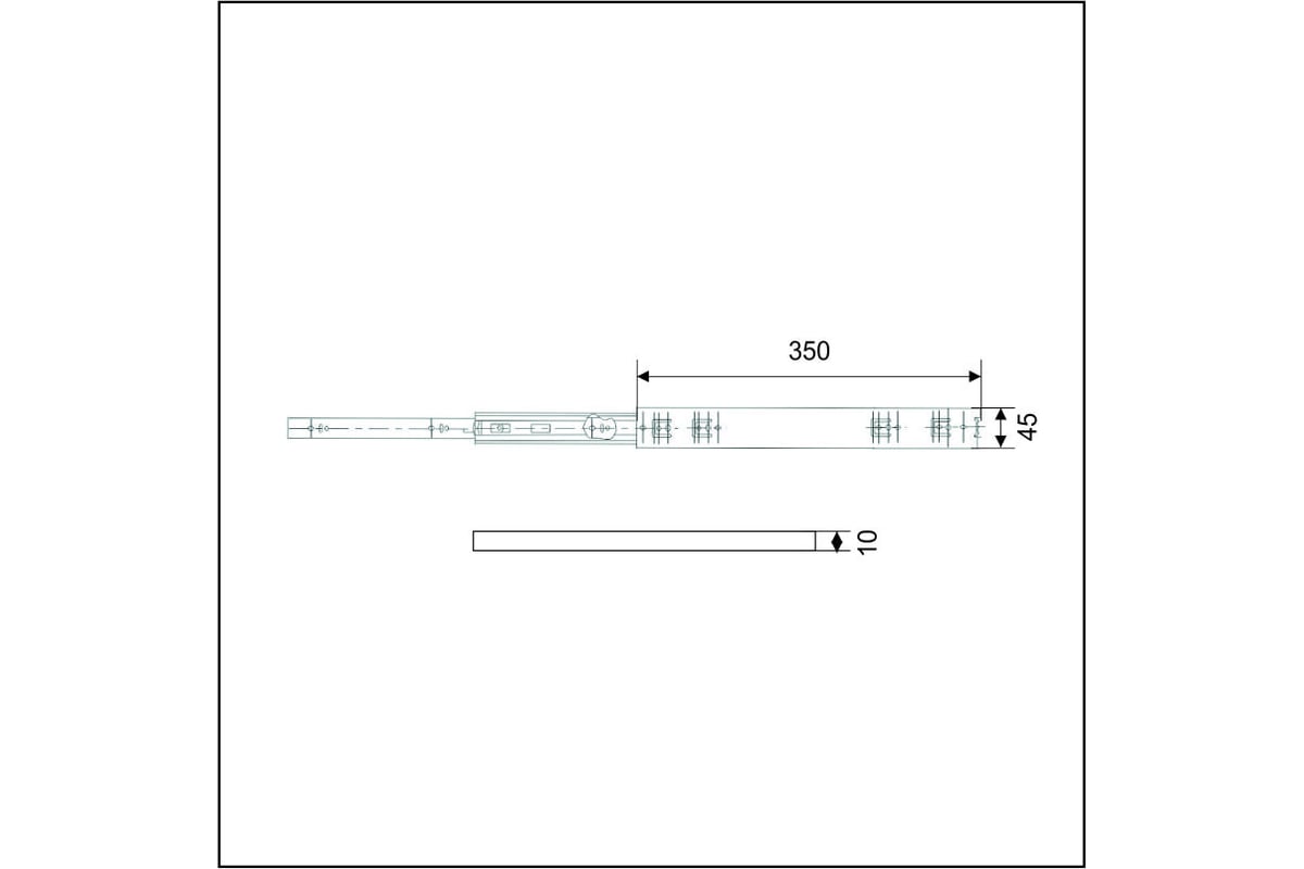 Шариковая направляющая Trodos 1045 L400 310020-1 - выгодная цена ...
