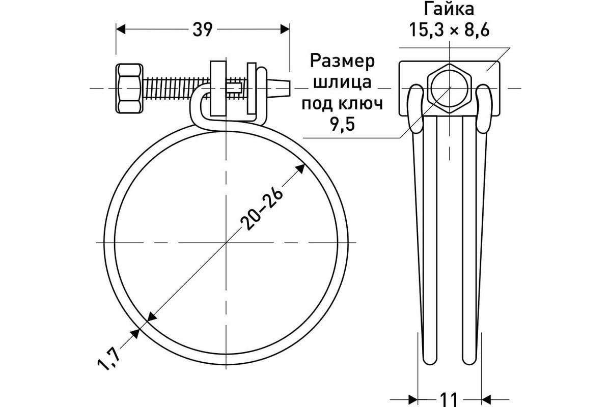 Проволочный спиральный хомут MasterProf 1" 20 - 26 мм, 2 шт. ИС.140676 - выгодная цена, отзывы ...