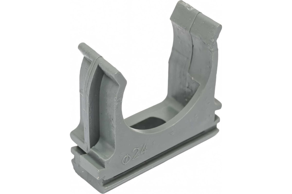Крепеж - клипса для труб MasterProf диам. 24-25 мм, серая, 50 шт. ЭТ.120520 - выгодная цена ...