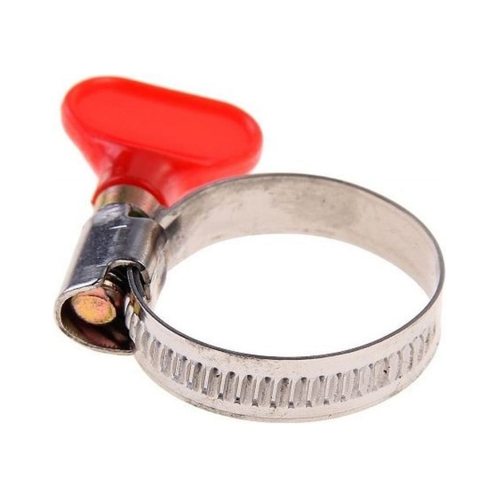 Обжимной хомут с бабочкой Крепстандарт 16-28 мм цинк 2 шт к8001 - выгодная цена, отзывы ...