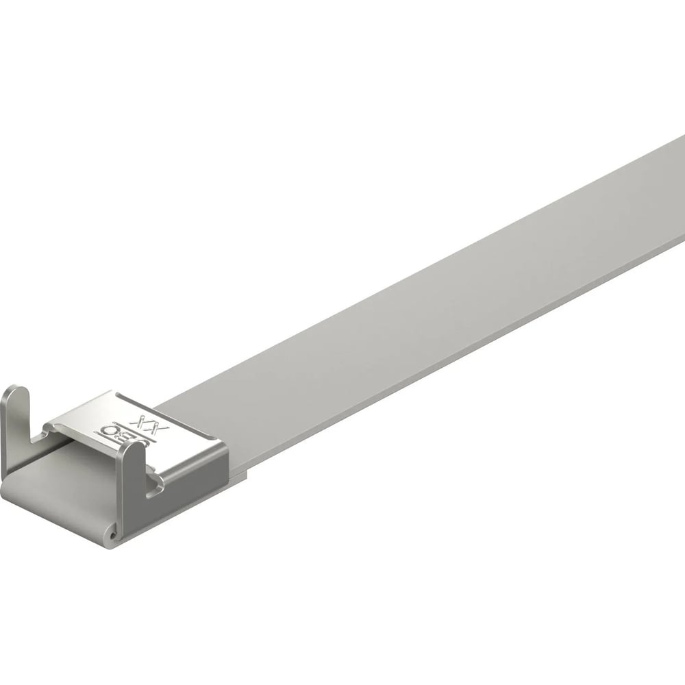 Монтажная лента OBO Bettermann SBF 15-1000 FSK с фиксатором, серая, 25 ...