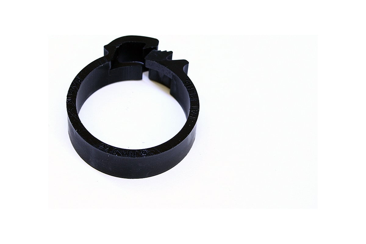 Зажим для шланга HCL Fasteners Ezyclik-P - 22.6 мм, Черный/Нейлон 6.6 ...