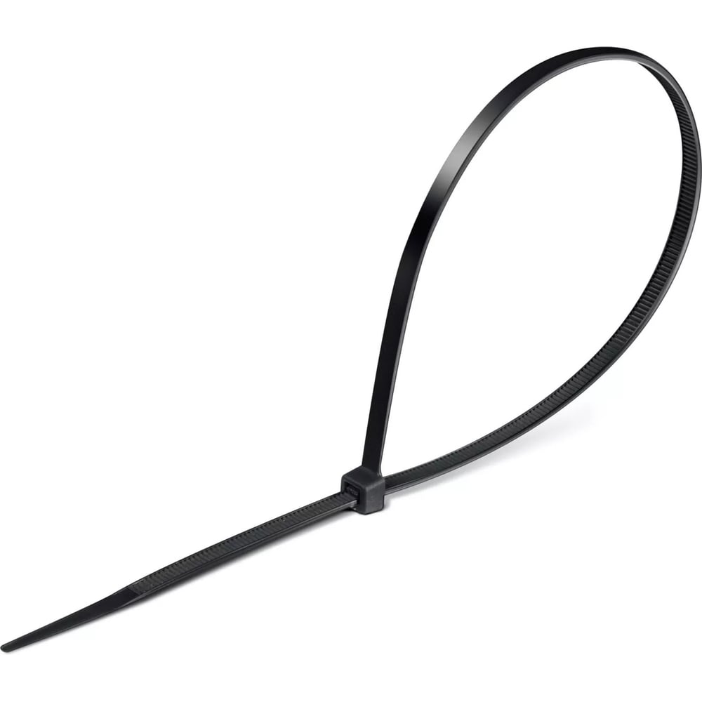 Кабельные стяжки ЗУБР КС-Ч1, 1.9x150 мм, нейлон РА66, 100 шт, черные ...