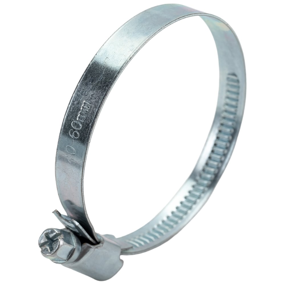 Червячный хомут оцинк Gigant 40-60 мм/9 W1, 25 шт G/1/34 - выгодная ...