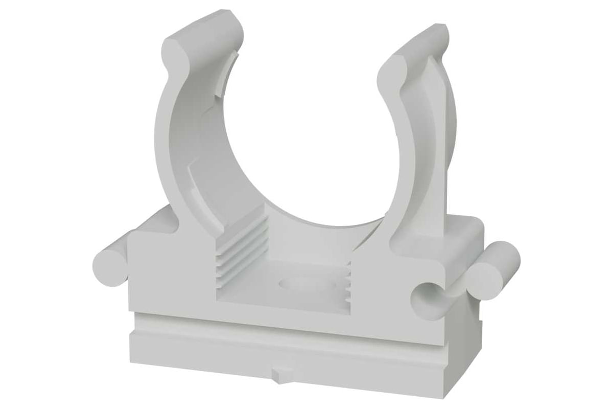 Держатель-клипса для труб Экопласт CFQ20, D20 мм, для монтажного ...