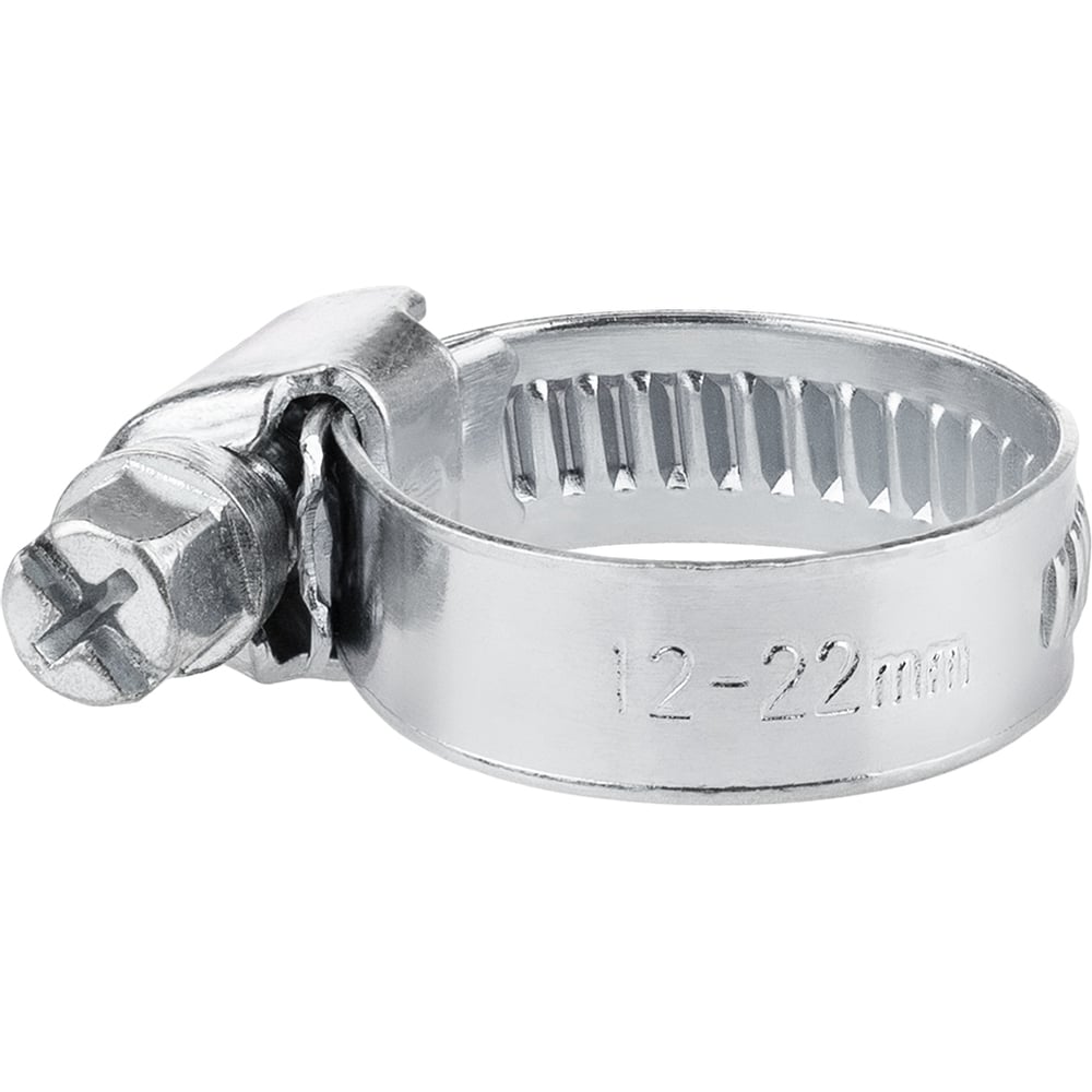 Обжимной хомут MasterProf 9 мм, цинк, 12-20 мм, 2 шт. ИС.140847 - выгодная цена, отзывы ...