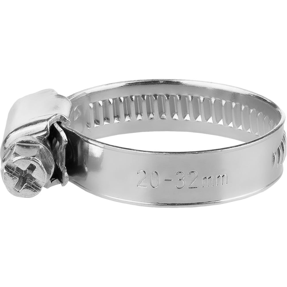 Обжимной хомут MasterProf 9 мм, цинк, 20-32 мм, 2 шт. ИС.140849 - выгодная цена, отзывы ...
