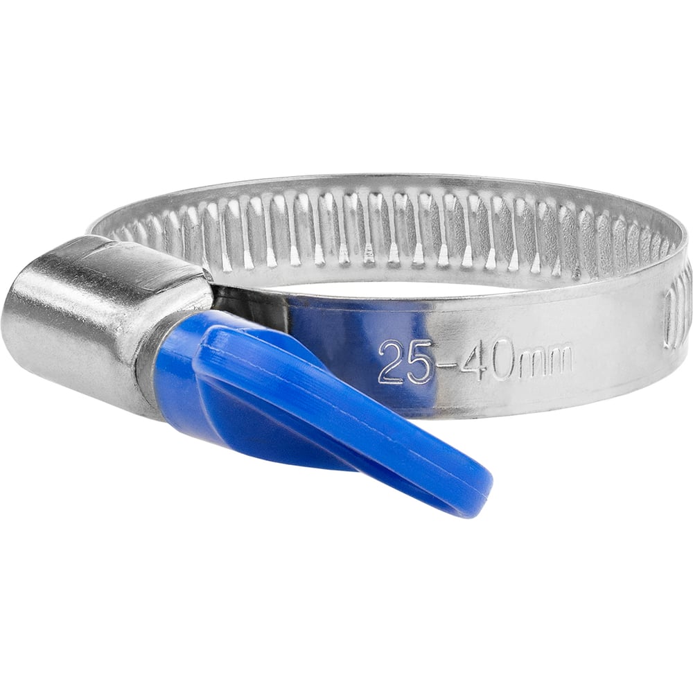 Обжимной хомут из нерж. стали MasterProf 25-40 мм, бабочка, 2 шт. ИС.140161.2 - выгодная цена ...