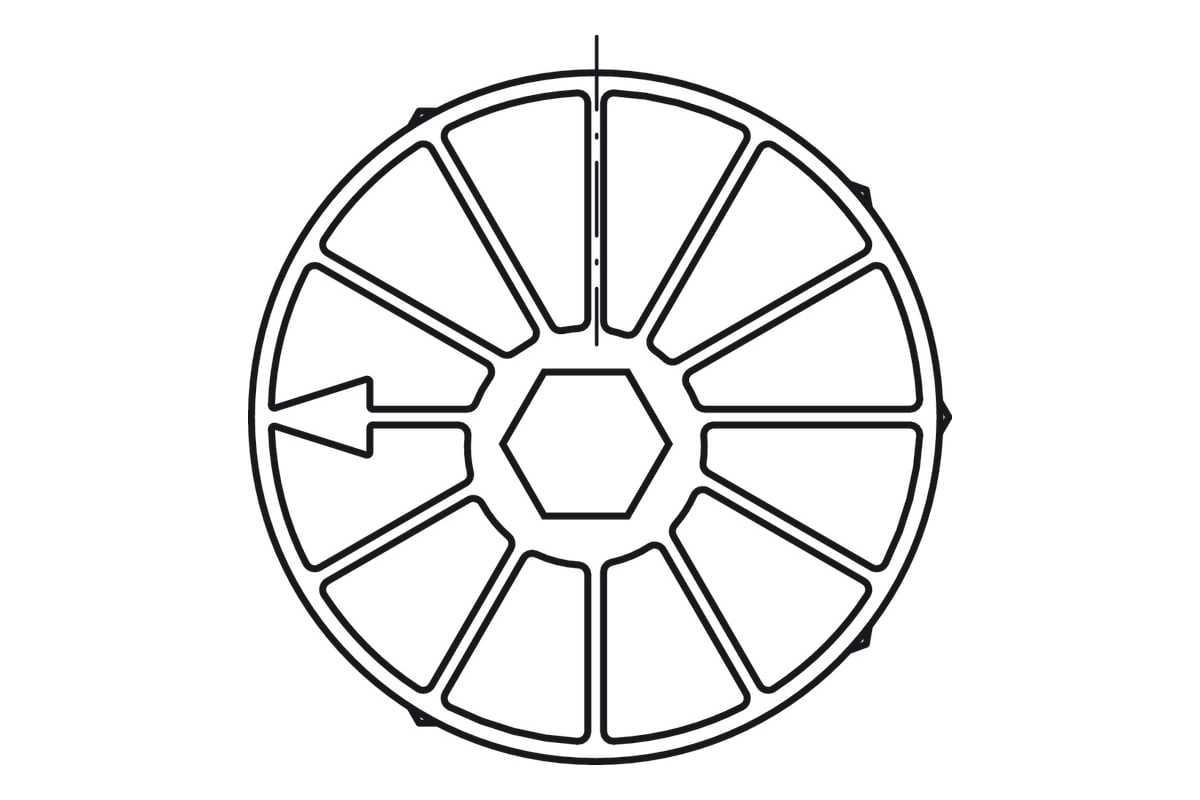 Стяжка Hafele Maxifix 35/19 SW6 без покрытия 262.87.003 - выгодная цена ...