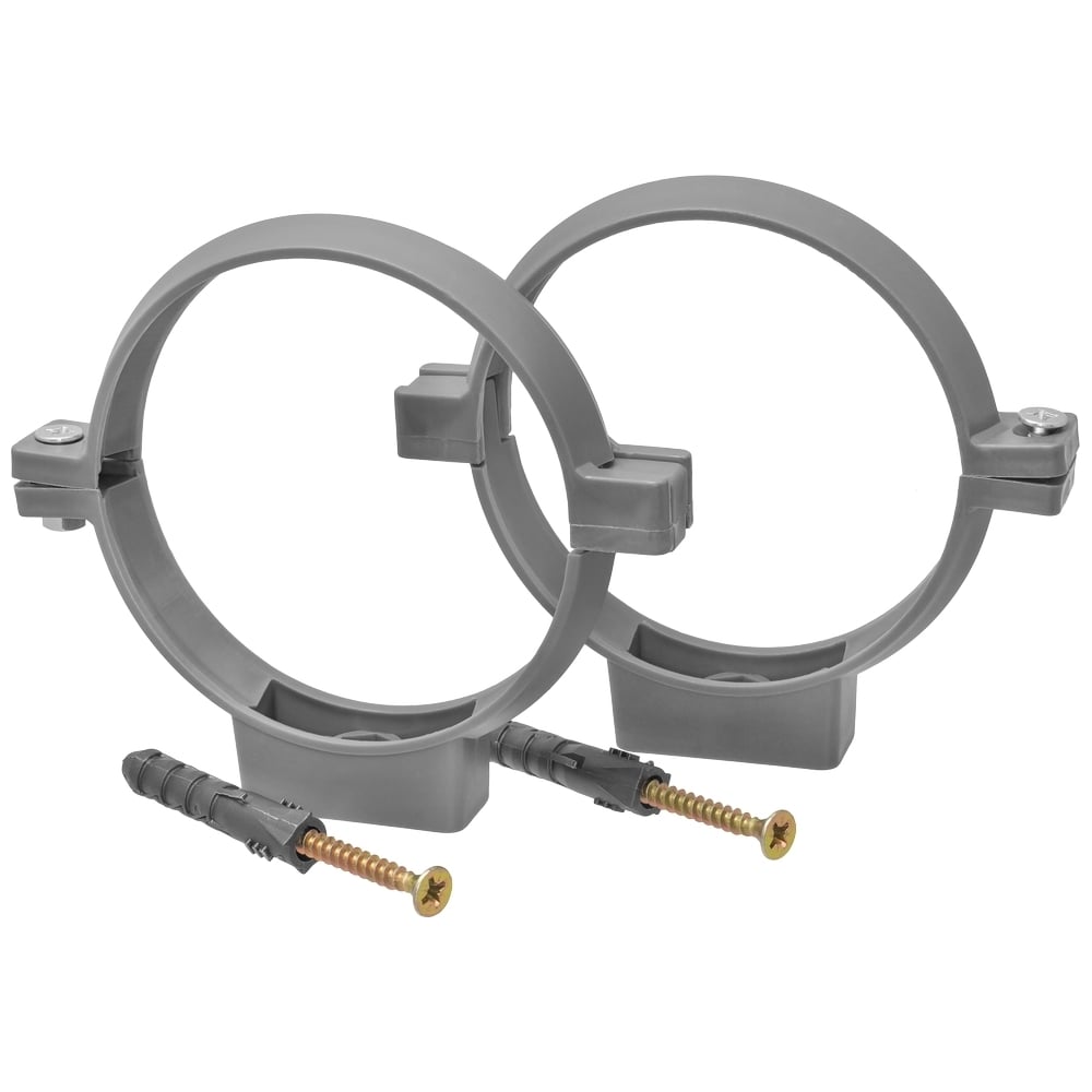 Одинарный пластиковый кронштейн с дюбелем MasterProf 110 мм, 2 шт ИС.130169 - выгодная цена ...