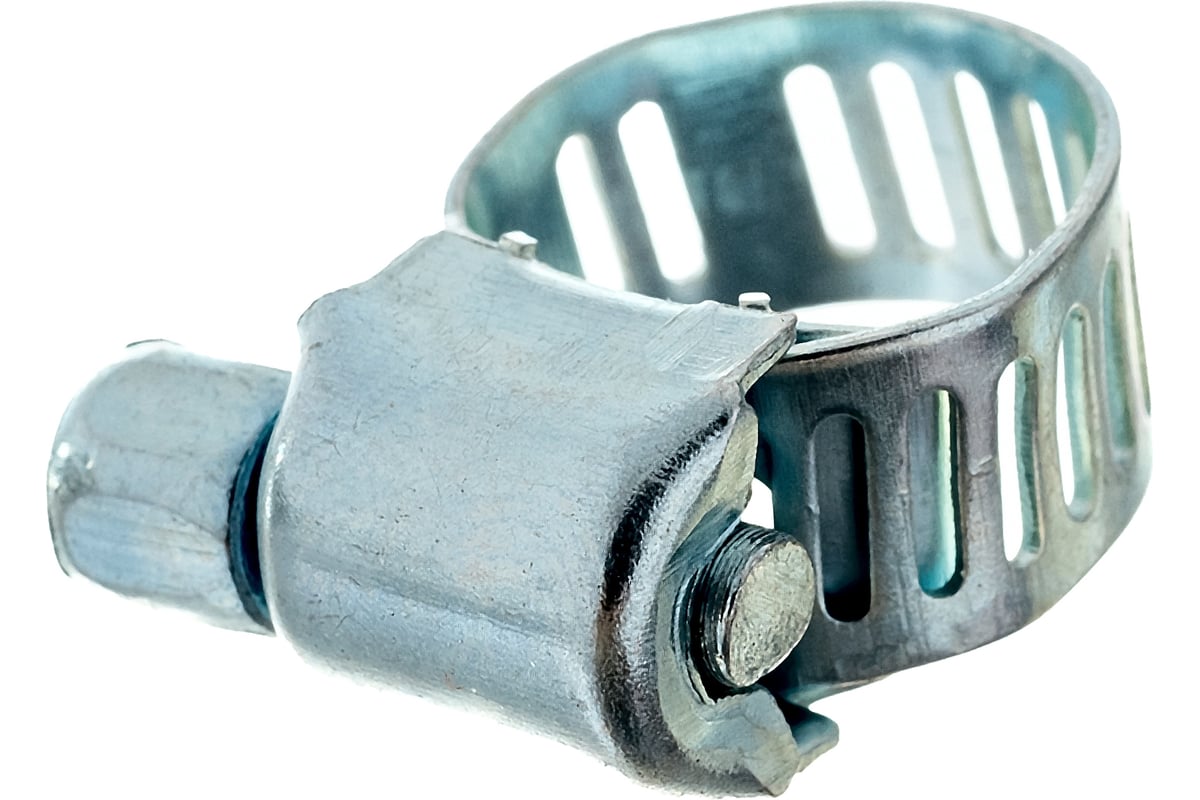 Обжимной просечной хомут FIT DIY сталь, шир.8 мм, 7-13 мм 64250 ...
