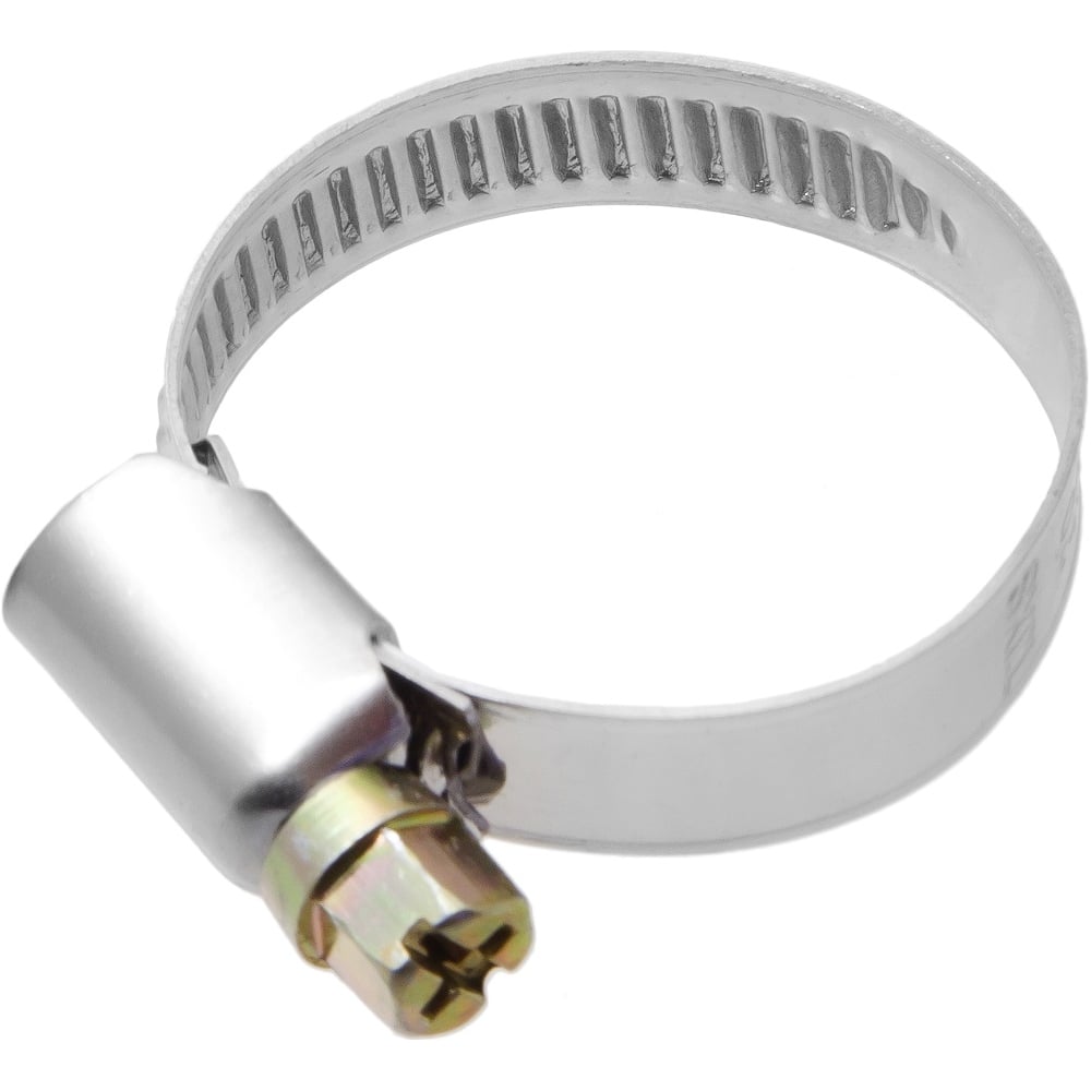 Обжимной хомут MasterProf червячный, нерж. сталь, 20-32 мм, 5 шт. ИС.140172.5 - выгодная цена ...