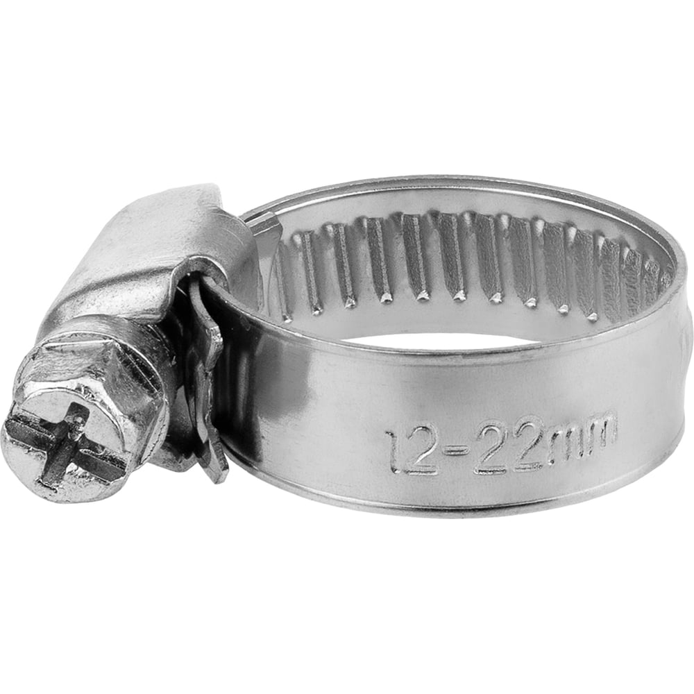 Обжимной хомут из нержавеющей стали MasterProf 12-20 мм, 2 шт ИС.140237 - выгодная цена, отзывы ...