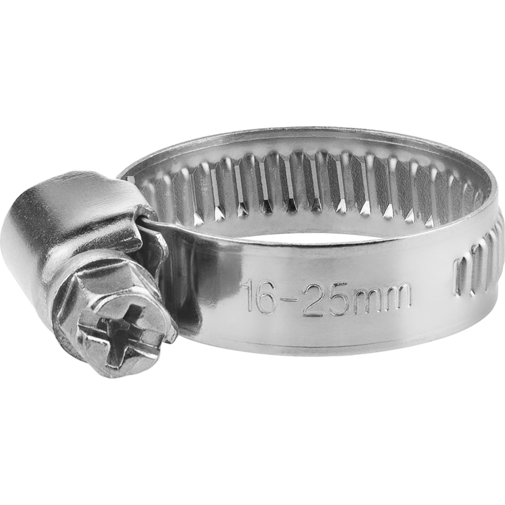 Обжимной хомут из нержавеющей стали MasterProf 16-25 мм, 2 шт ИС.140239 - выгодная цена, отзывы ...