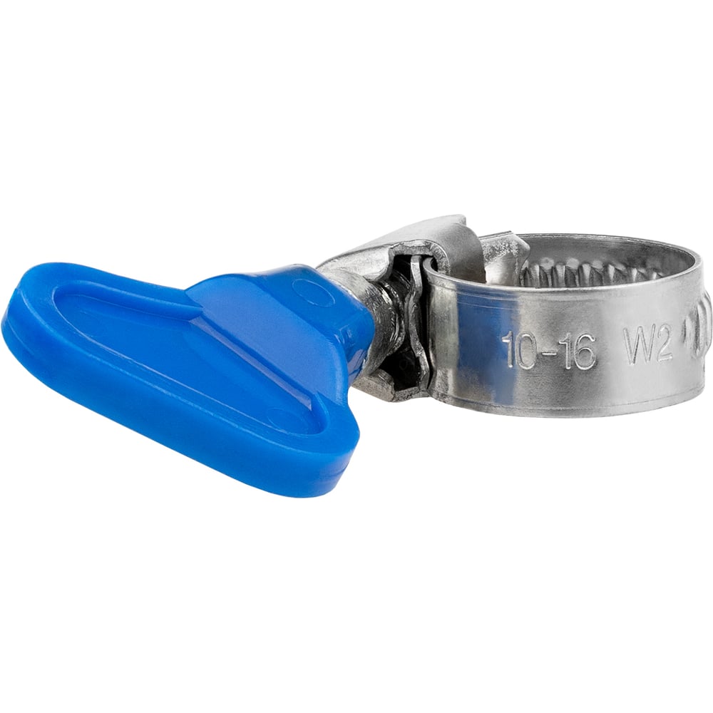 Обжимной хомут из нержавеющей стали MasterProf 10-16 мм, бабочка ИС.140086 - выгодная цена ...