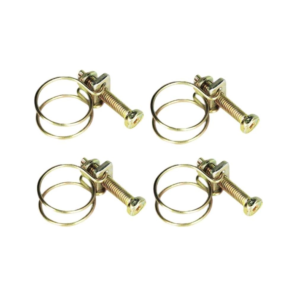 Набор проволочных хомутов MasterProf 3 размера, 6 шт., цинк, 1/2", 3/4", 1" ИС.140915 - выгодная ...