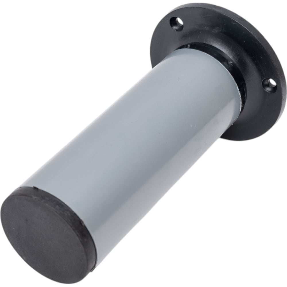 Ножка Tech-Krep металл, круглая, регулируемая, сверху, D50x150 мм, серая - накл. 152127 ...