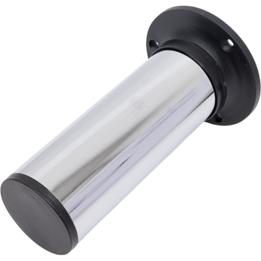 Ножка Tech-Krep металл, круглая, регулируемая, сверху, D50x150 мм, хром - накл. 148548 ...