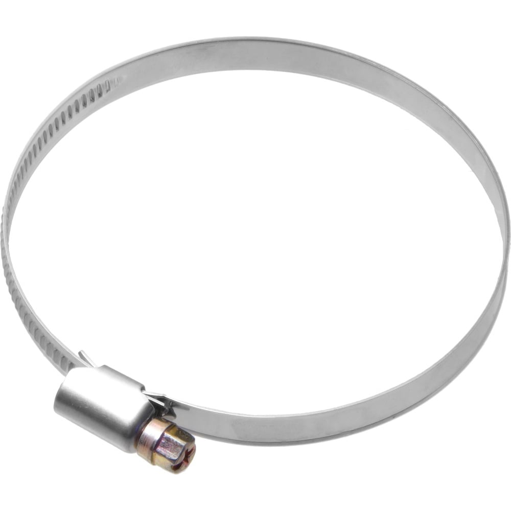 Обжимной червячный хомут MasterProf нержавеющая сталь, 80-100 мм, 10 шт. ИС.140181.10 - выгодная ...