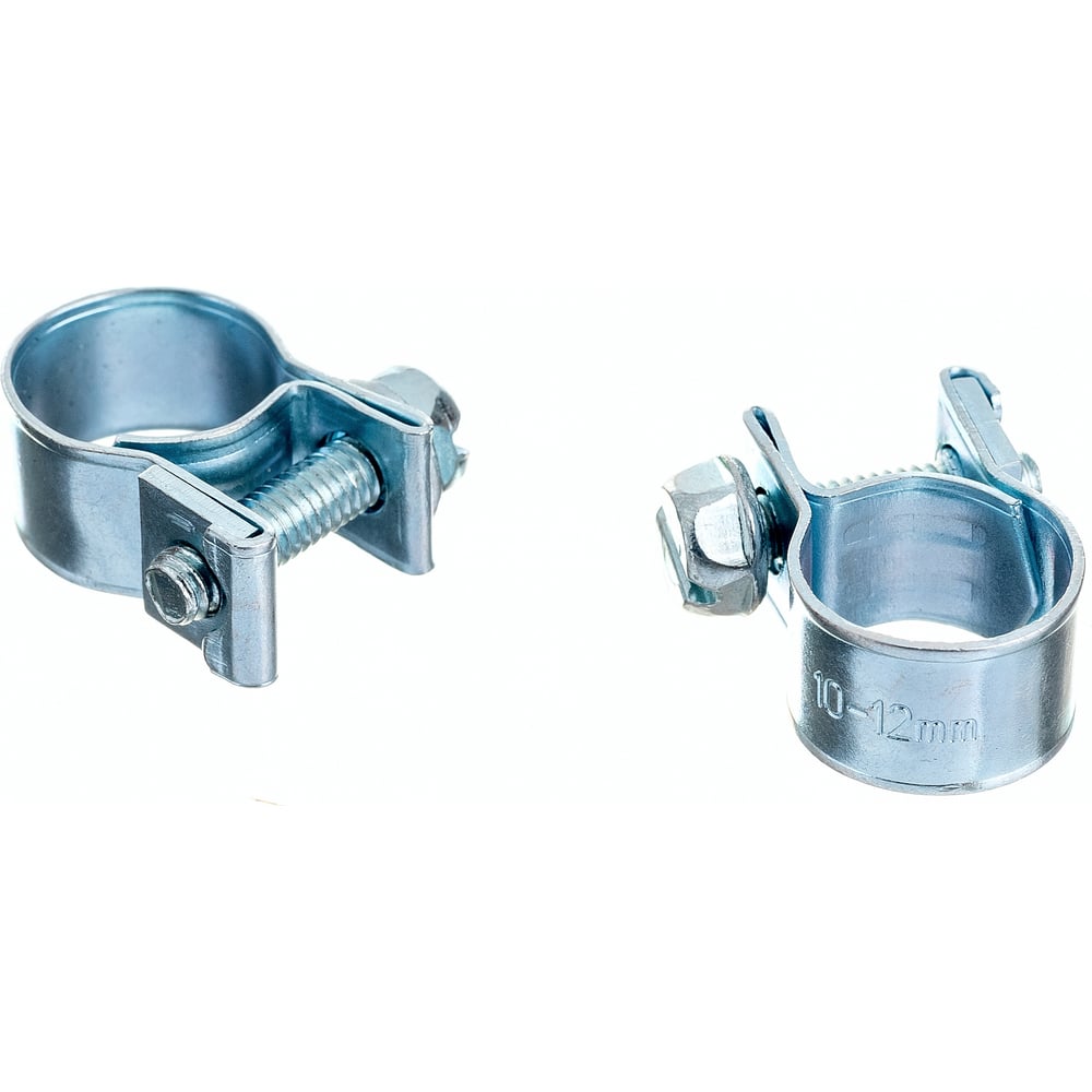 Металлические хомуты СИБРТЕХ, MINI 10-12мм, ширина 9мм, винтовой, W1 ...