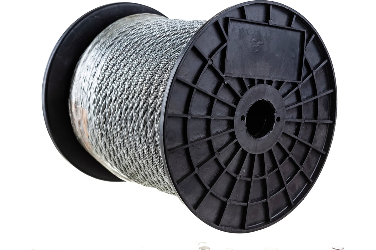 Грузоподъемный стальной трос ЗУБР Профессионал DIN 3060, d=14 мм, L=50 ...