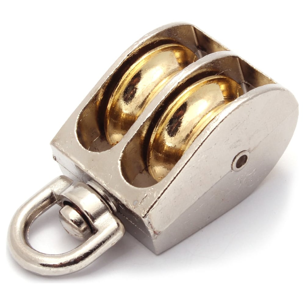 Двойной блок для троса Невский Крепеж металлический шкив 50 мм 826791 ...