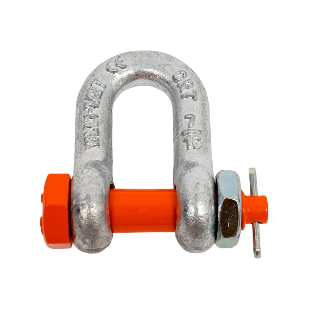 Такелажная скоба CERTEX прямая со шплинтом грузоподъемность 1,5 тонны ...