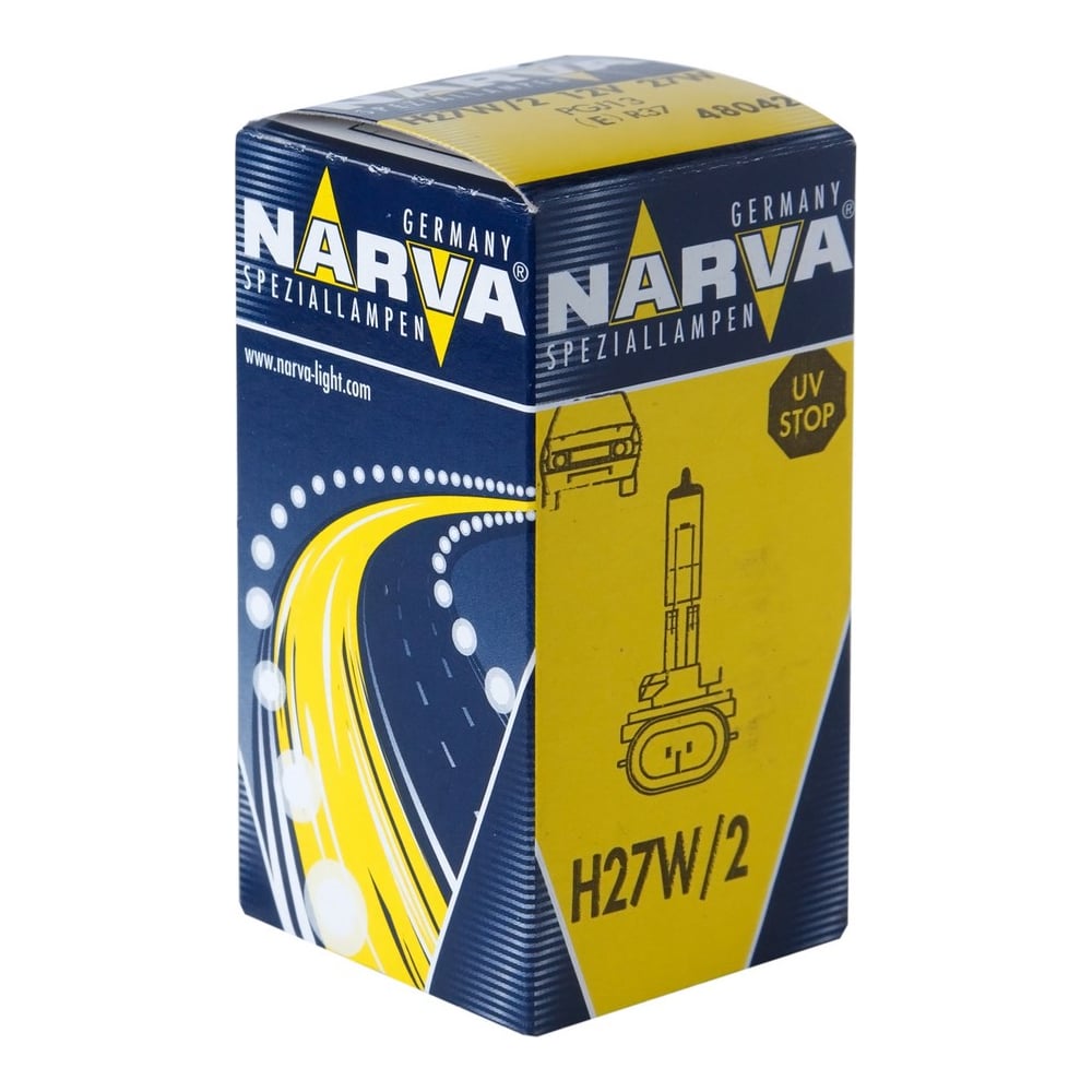 Автолампа H27W 2 PGJ13 HALOGEN 12V 1 10 100 HIT NARVA 480423000 - выгодная цена, отзывы ...