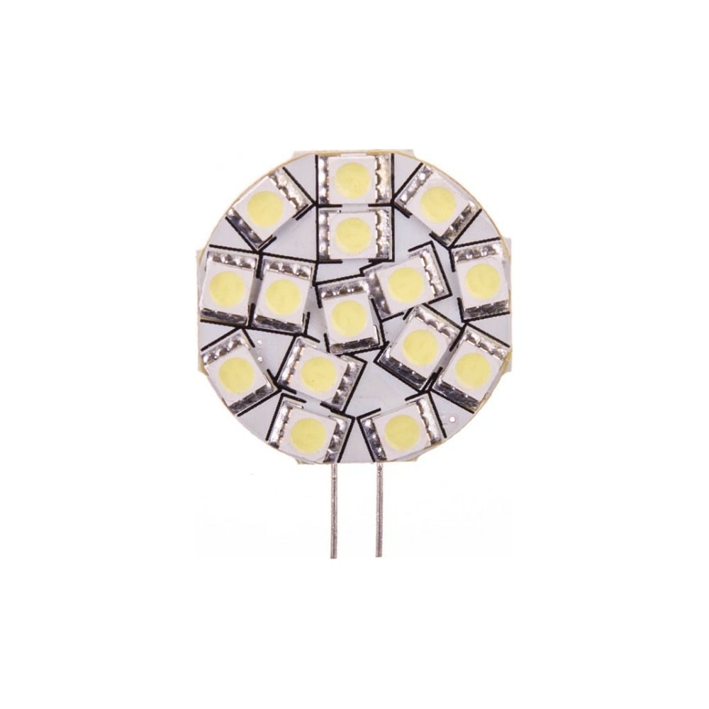Автолампа диод SKYWAY T4 R10W 15 SMD 2-контурная, белая S08201207 ...