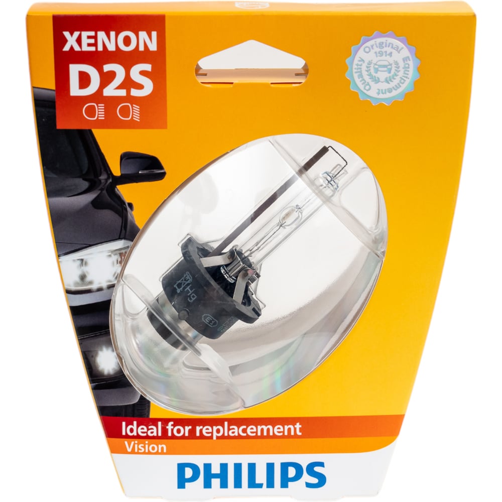Автолампа PHILIPS D2S 35 P32d-2 XENON VISION 4600K 85V, 1.2 85122VIS1 ...