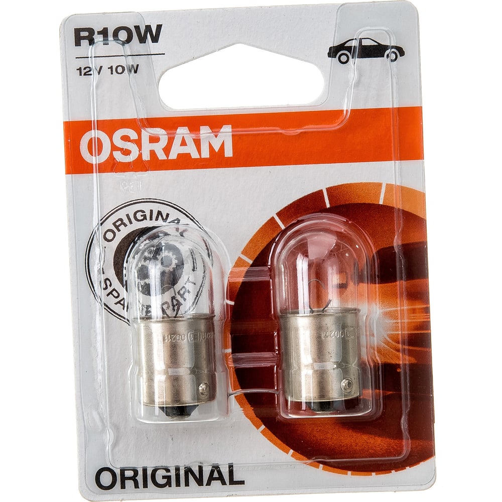Автолампа Osram R10W BA15s, 2шт 12V ,1,10 5008-2BL - выгодная цена ...
