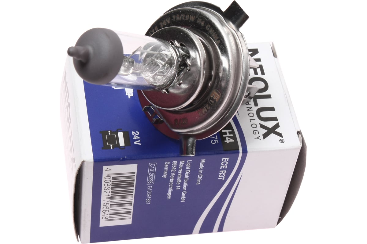 Автолампа NEOLUX H4 75 70 P43t-38 24V 10 100 N475 - выгодная цена ...