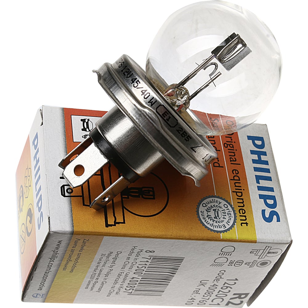 Автолампа PHILIPS R2, 45, 40 P45t-41, 12V 1,10,100 12620C1 - выгодная ...